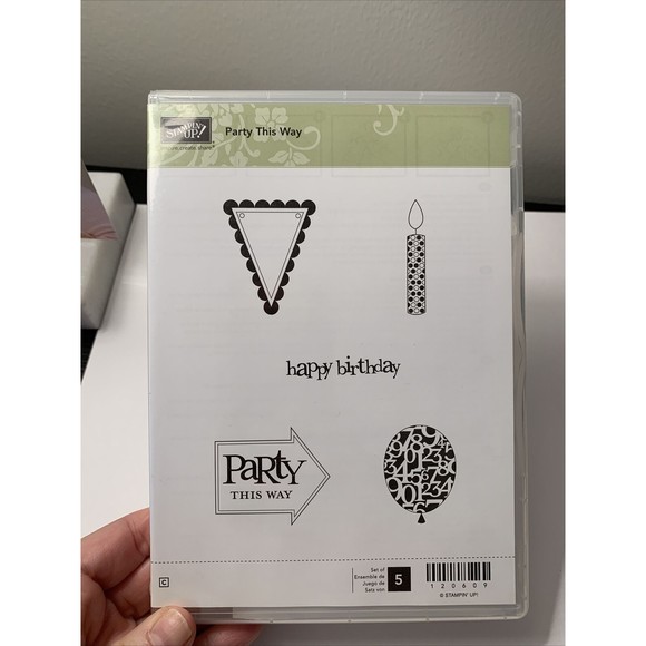 Stampin' Up! | Office | Stampin Up Party This Way Stamp Set Happy ...